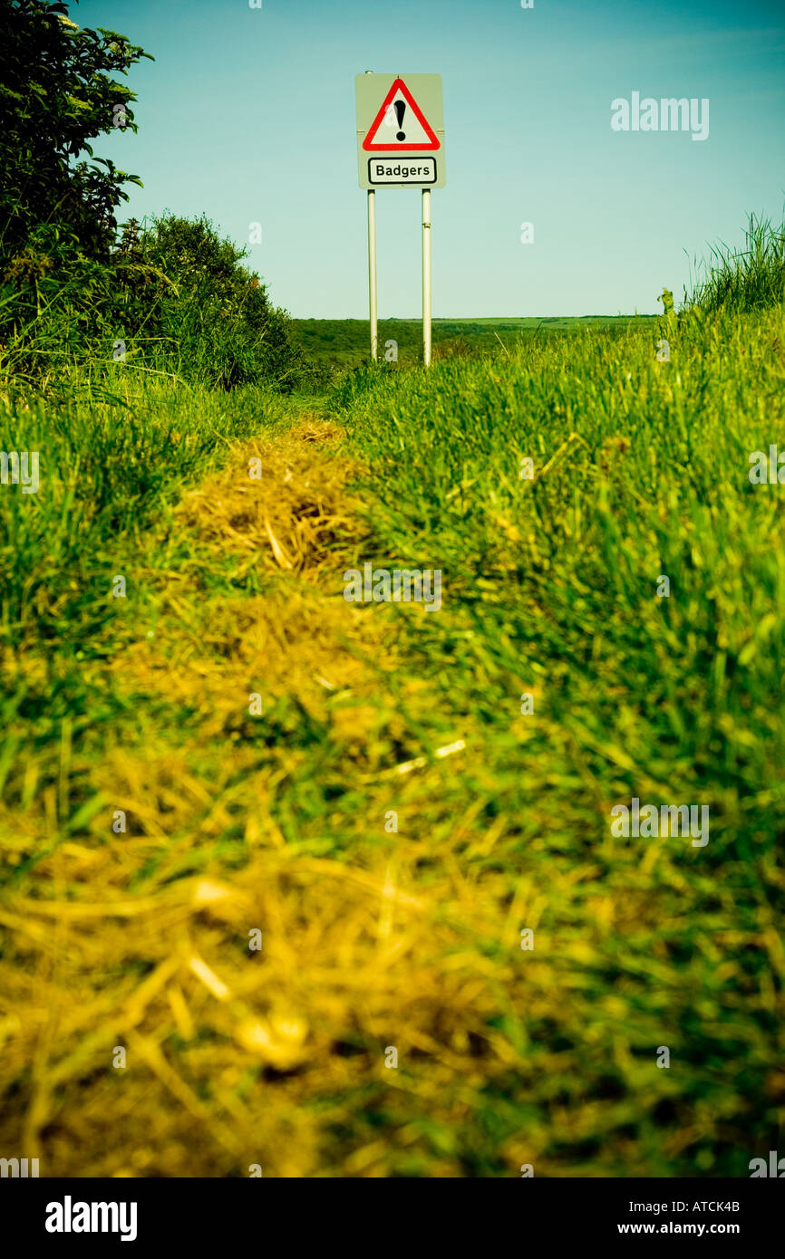 Badgers Road Sign High Resolution Stock Photography and Images - Alamy