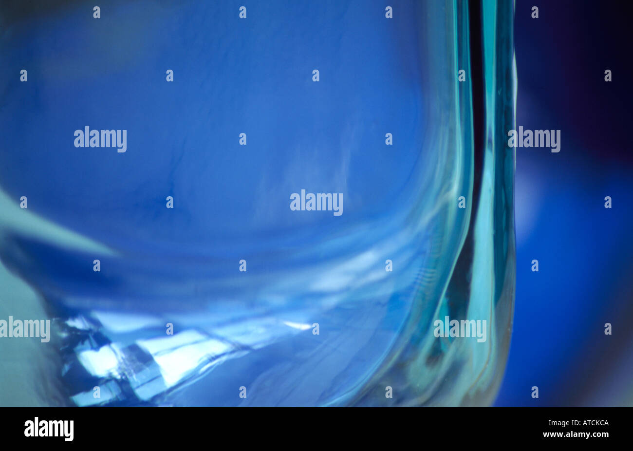 Blue glass 1 Stock Photo - Alamy