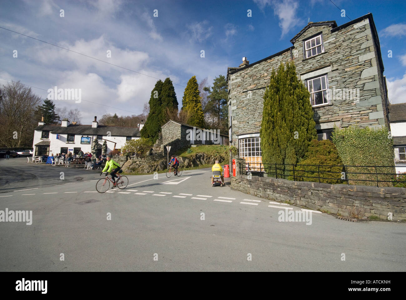 Elterwater Villiage in the Lake District Stock Photo - Alamy