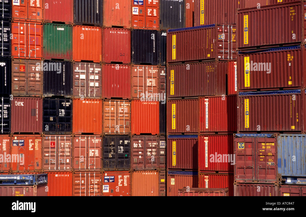 Rotterdam Nieuwe Maas Holland Netherlands Port Harbor Container ...