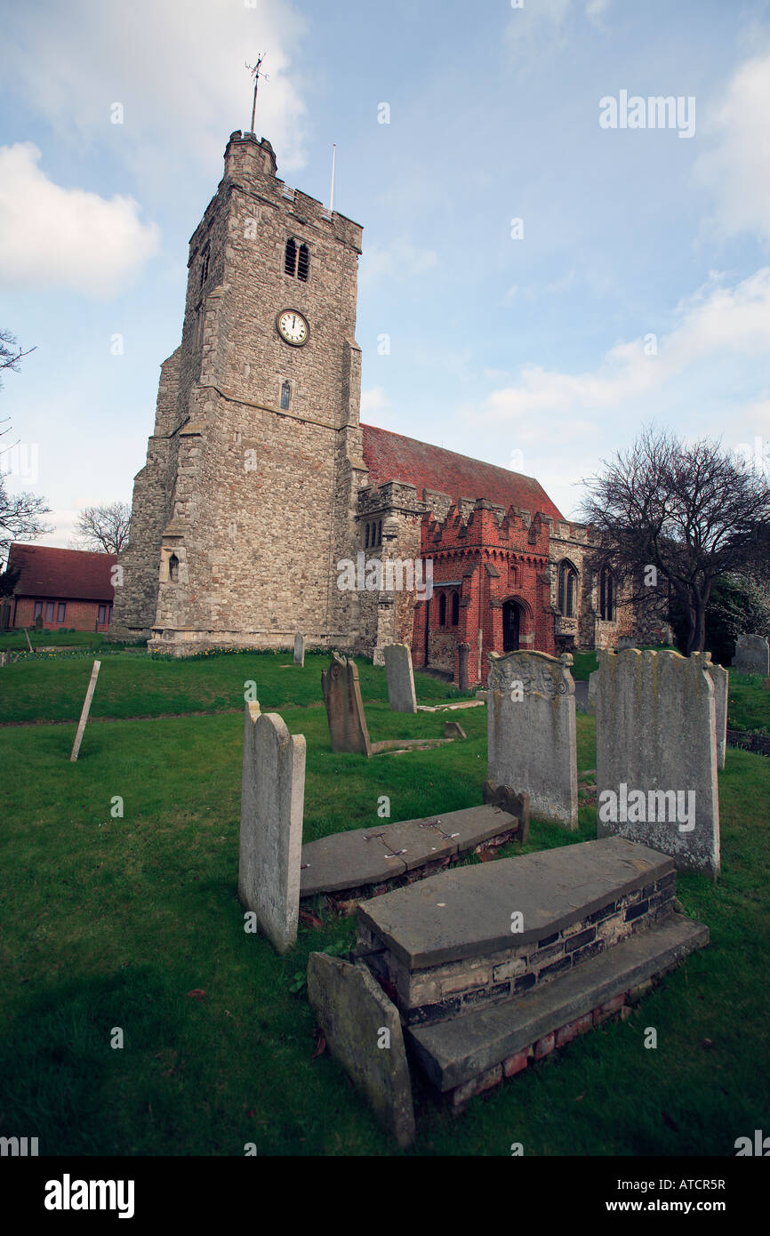 united kingdom essex rayleigh the holy trinity church Stock Photo - Alamy