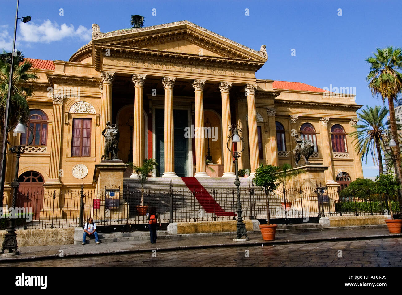 The Teatro Massimo ("Greatest Theatre") was opened in 1897. Piazza ...
