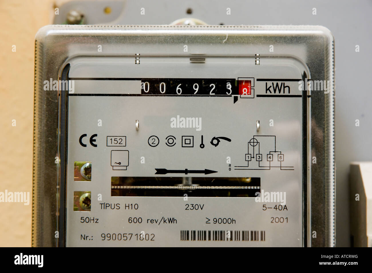 Kilowatthour meter hi-res stock photography and images - Alamy