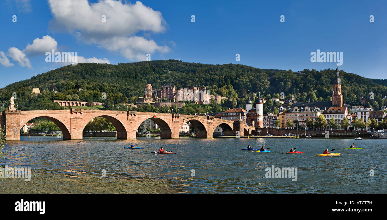 Heidelberg panorama, Germany Stock Photo - Alamy