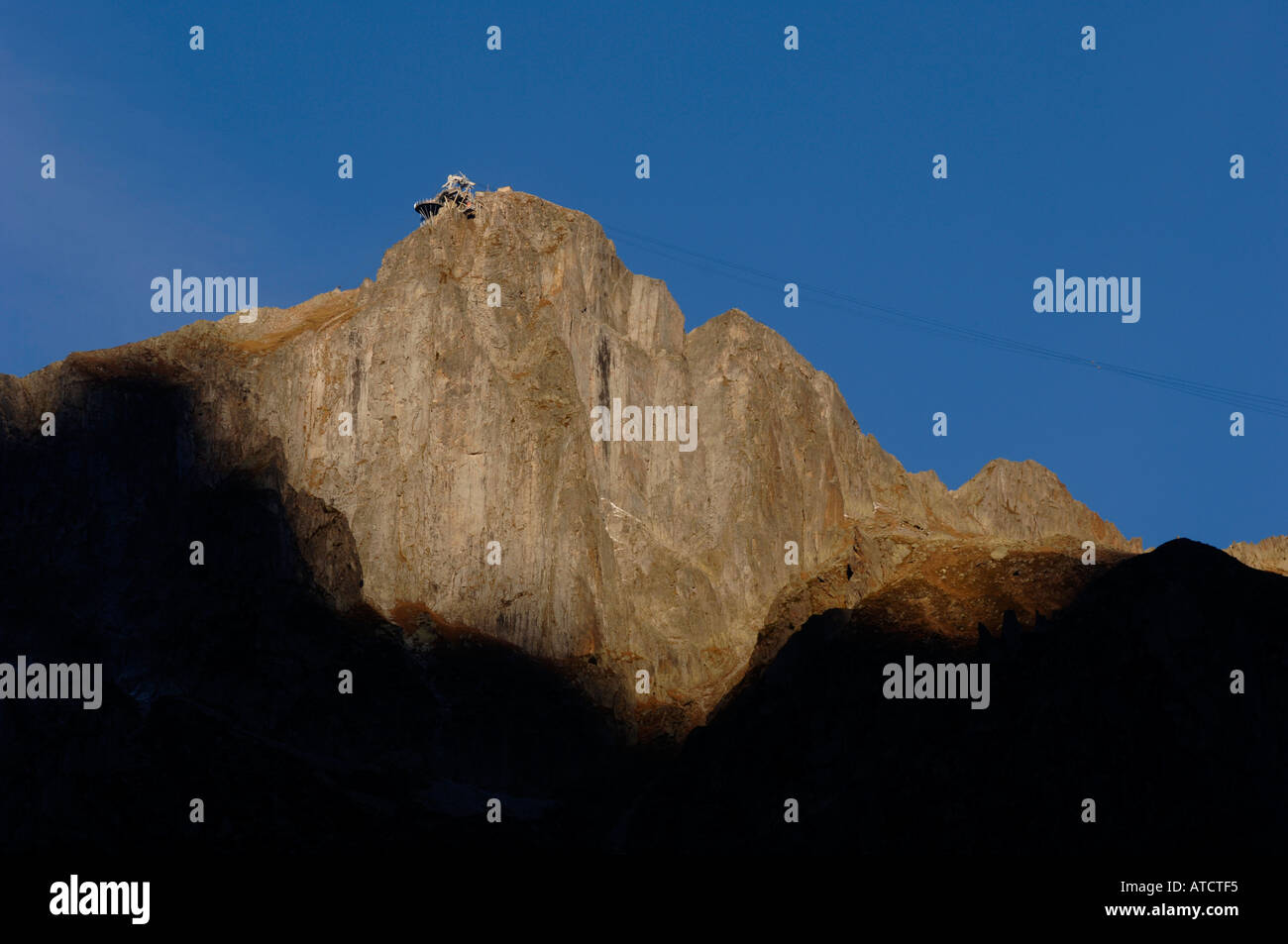 The summit of Le Brevent mountain Chamonix Haute Savoie France Europe ...