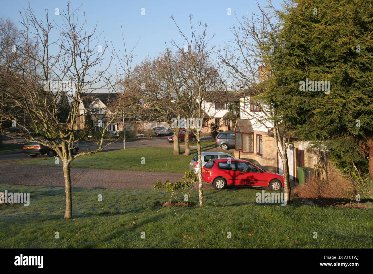 Suburban Housing St Mellons Cardiff Stock Photo - Alamy