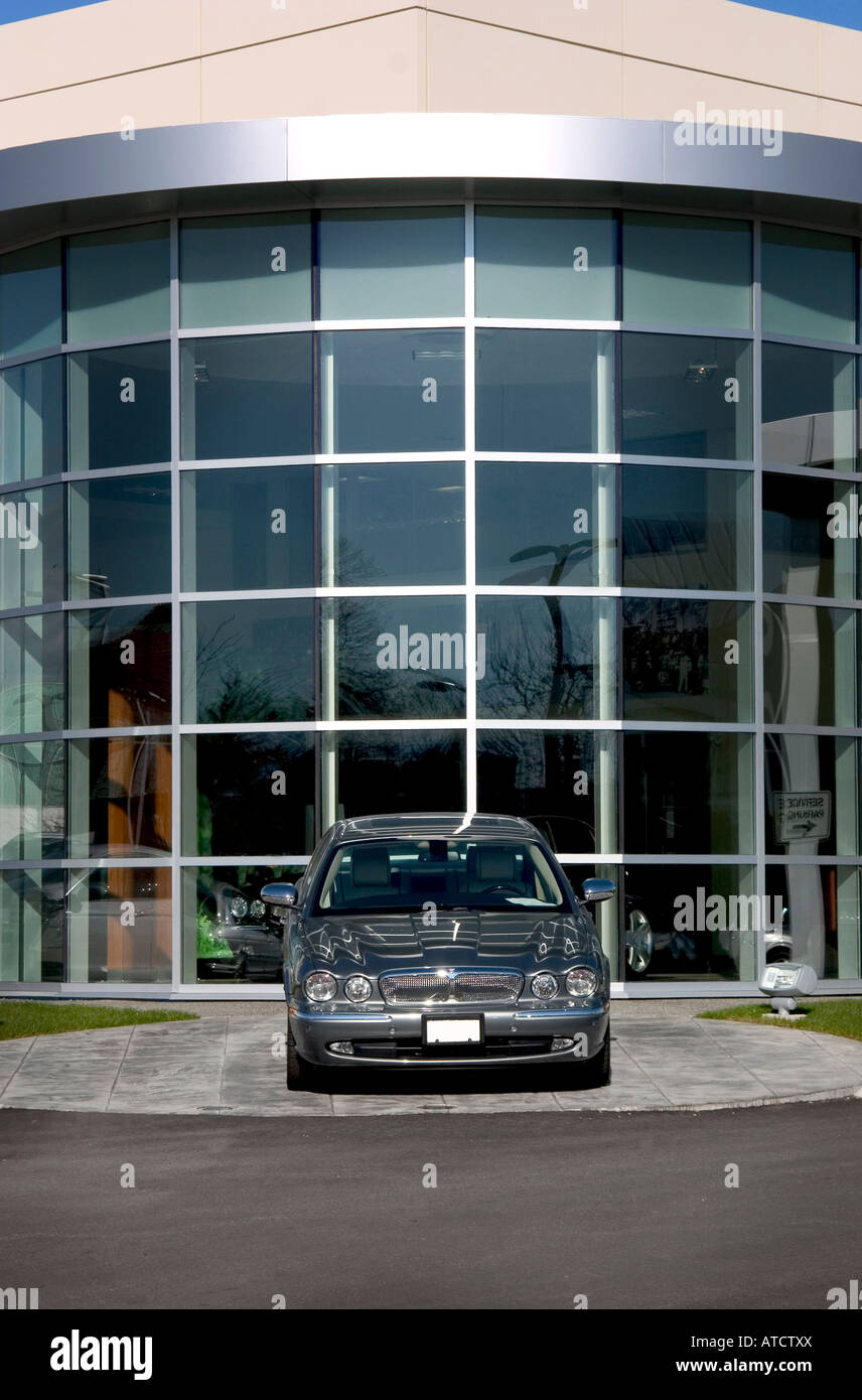 Car Parked Outside Shop Window High Resolution Stock Photography and ...