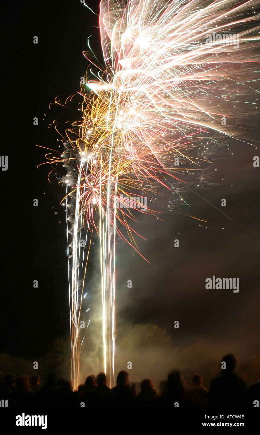 Local Fireworks Display in Dorset, UK Stock Photo - Alamy