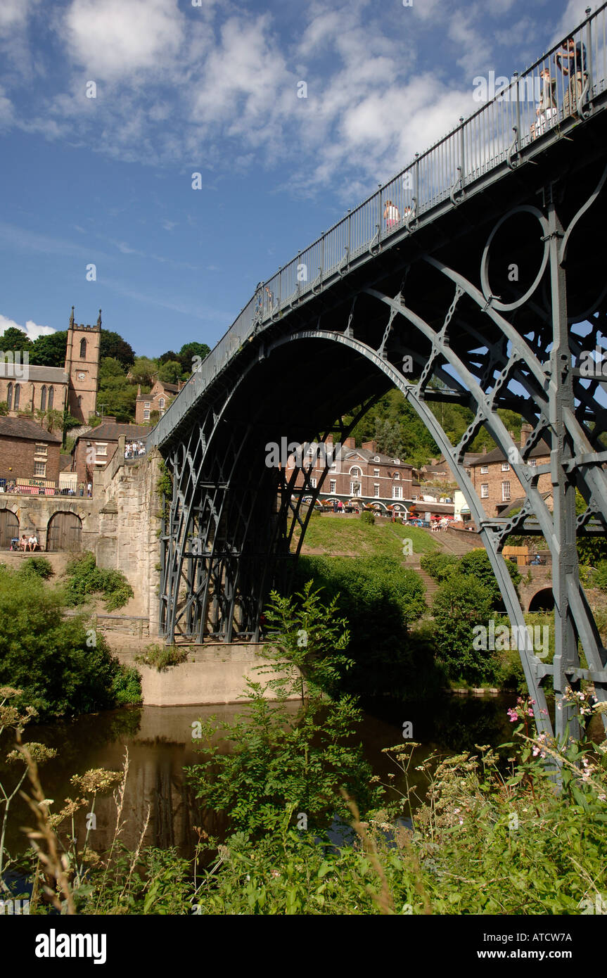 The Iron Bridge at Telford Shropshire England UK Stock Photo - Alamy