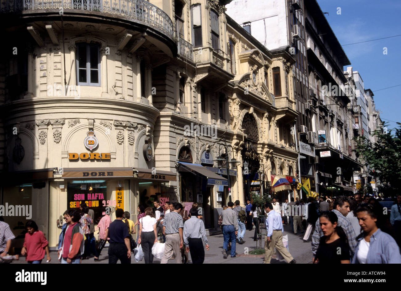 Turkey Istanbul Turkish Town City center Stock Photo - Alamy