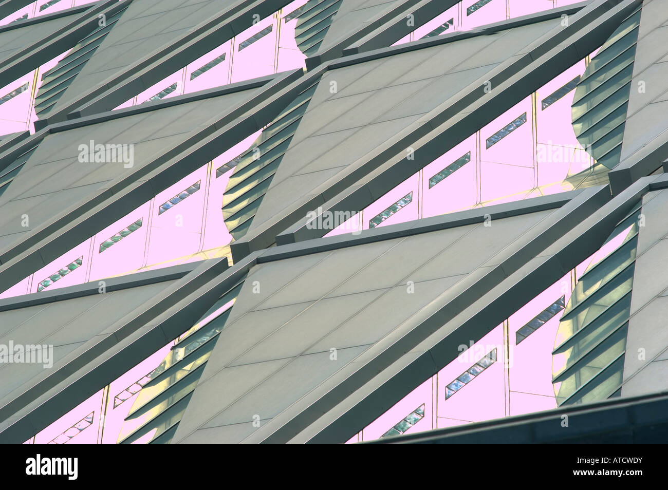 Architectural detail Library of Alexandria in Alexandria Egypt Stock ...