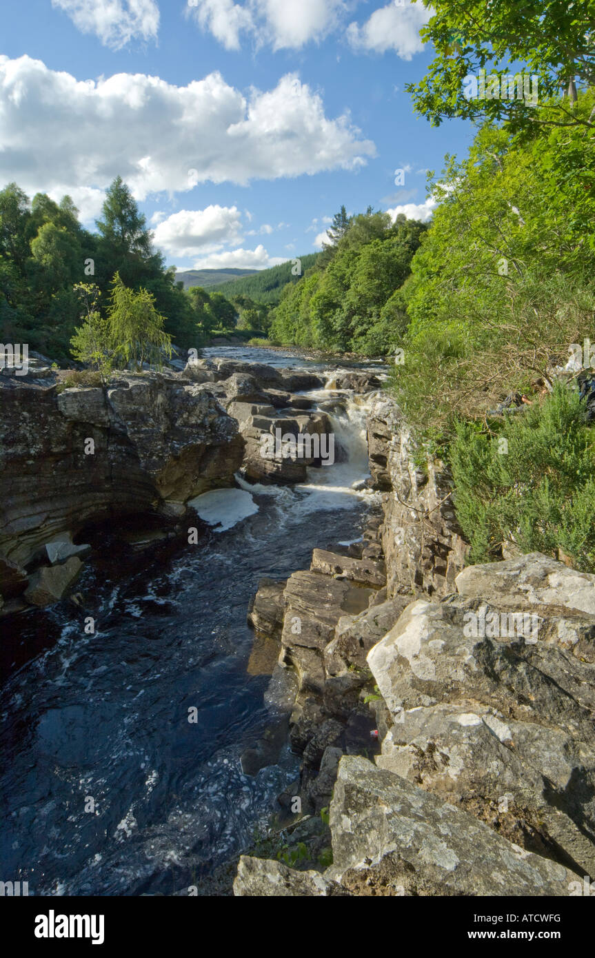 Waterfall at Invermoriston Loch Ness Scotland Stock Photo - Alamy
