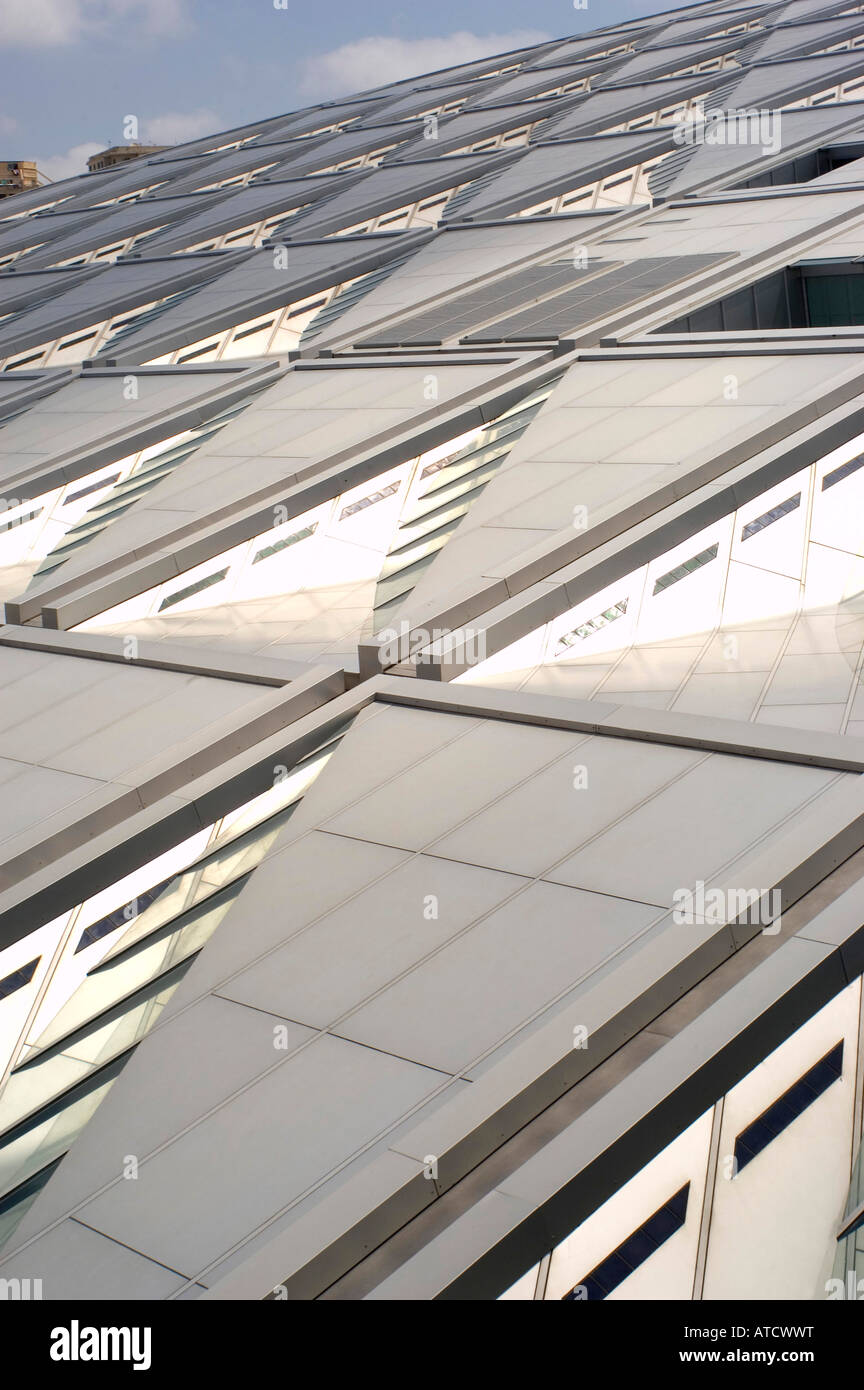 Architectural detail Library of Alexandria in Alexandria Egypt Stock ...