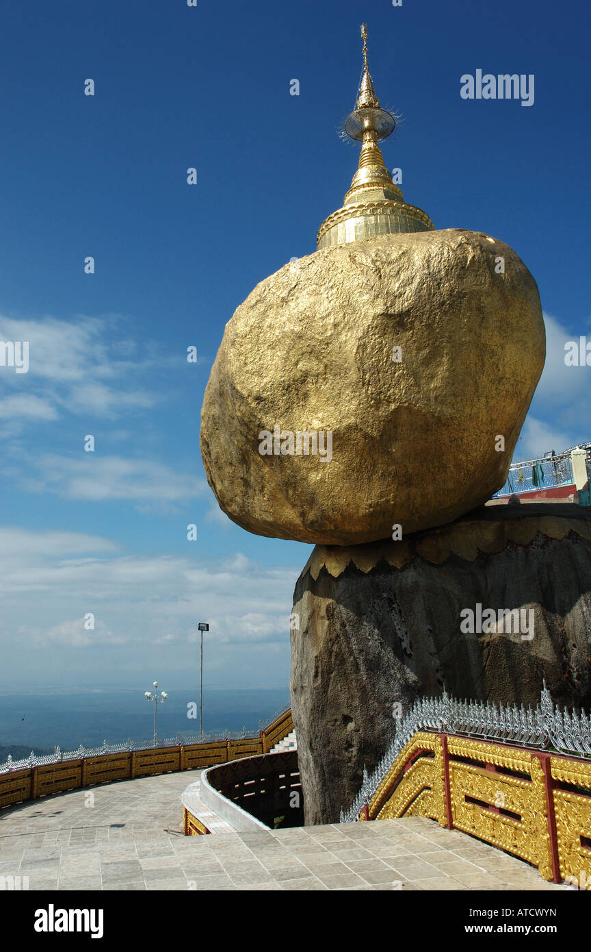 Golden Mount, Myanmar Stock Photo - Alamy