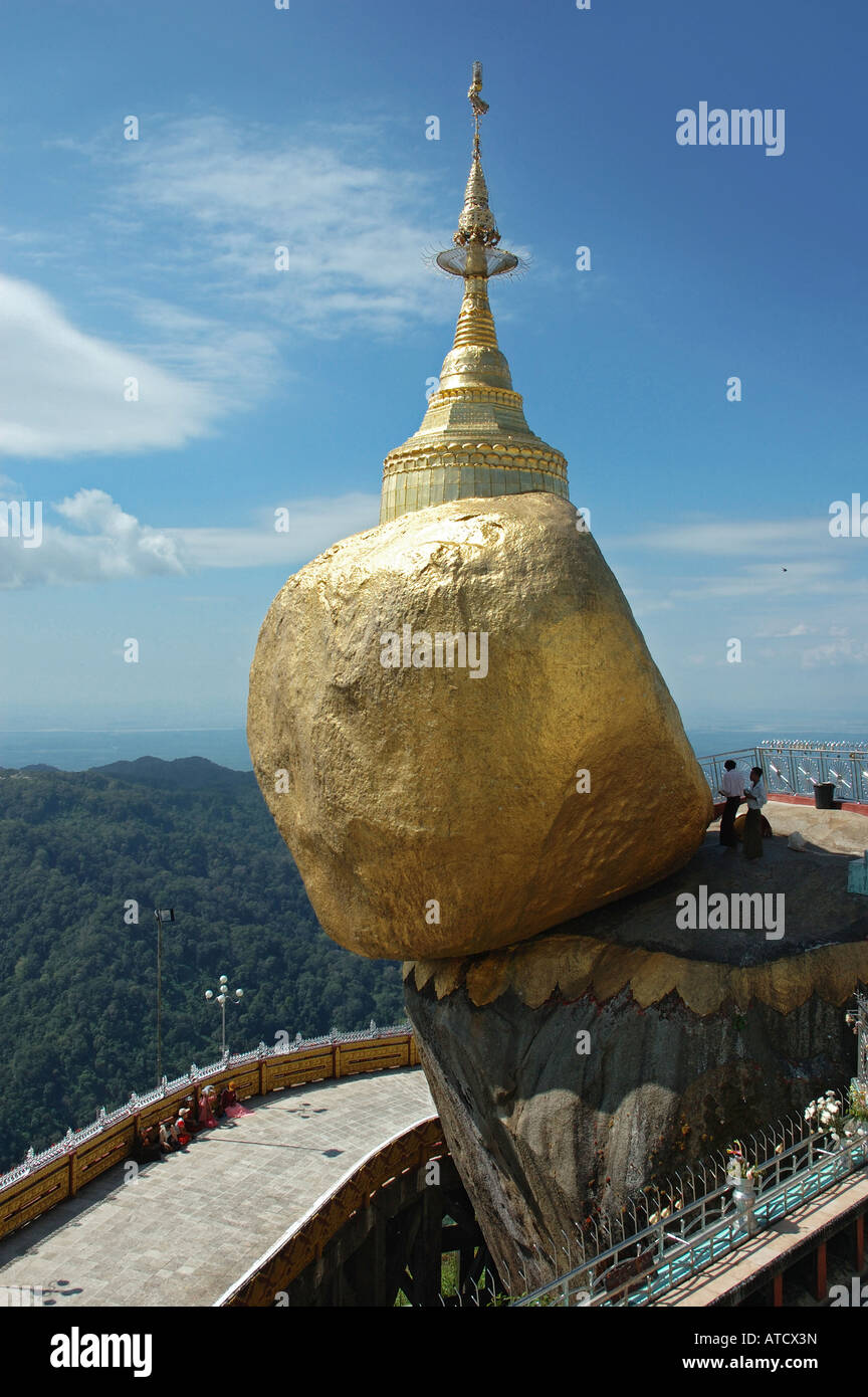 Golden Mount, Myanmar Stock Photo - Alamy