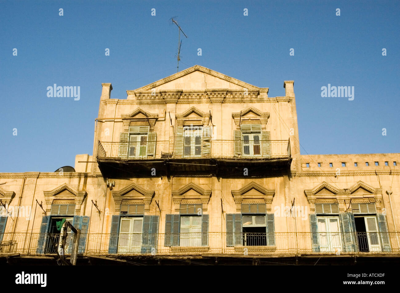 Building facade in old city of Halab, Aleppo, Syria, Middle East. DSC ...