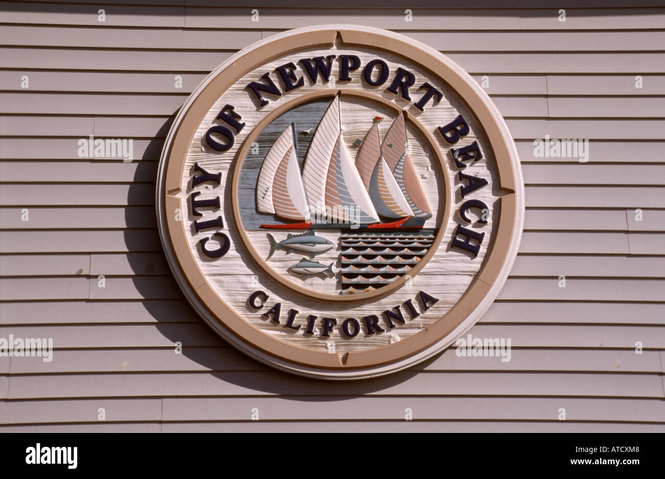 Sign for Newport Beach, Los Angeles, California, USA Stock Photo - Alamy