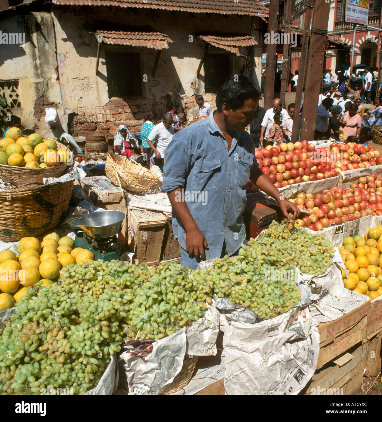 Goa margao market india hi-res stock photography and images - Alamy