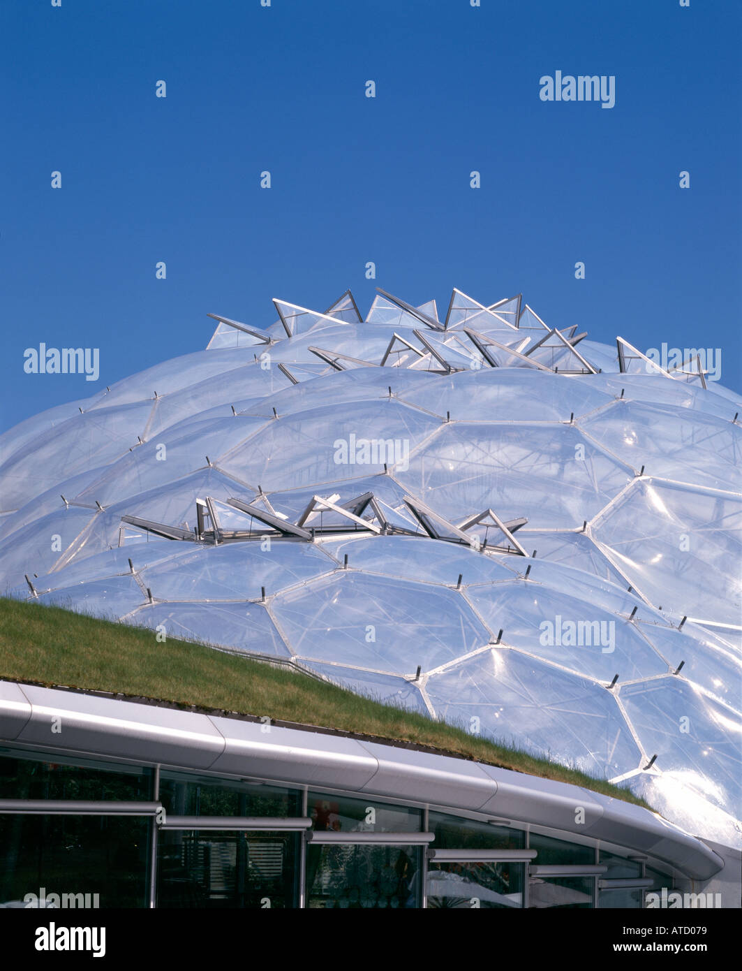 The Eden Project, Bodelva, St Austell, Cornwall. Biome. Architect ...