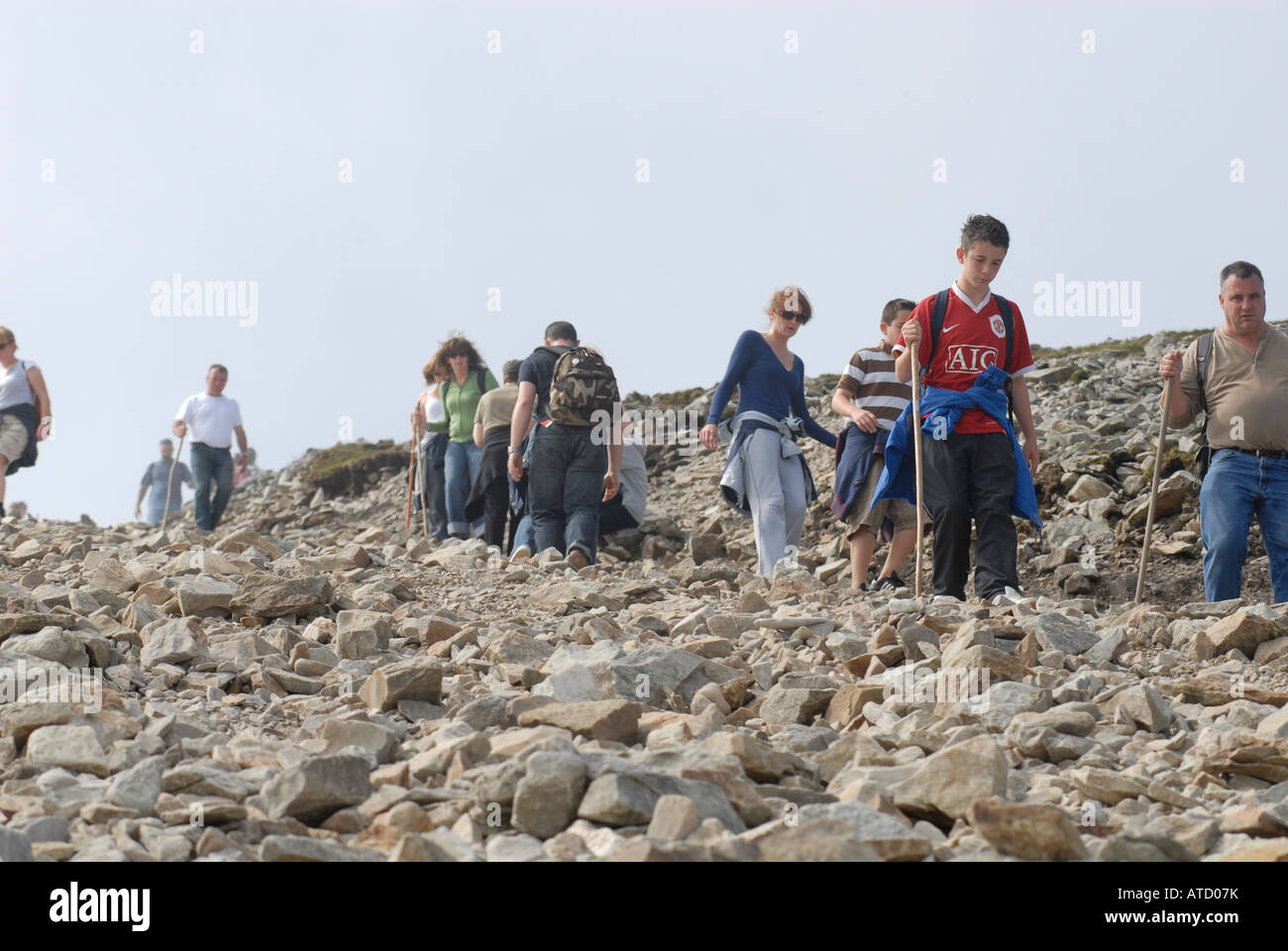 Croagh patrick climb pilgrimage hi-res stock photography and images - Alamy