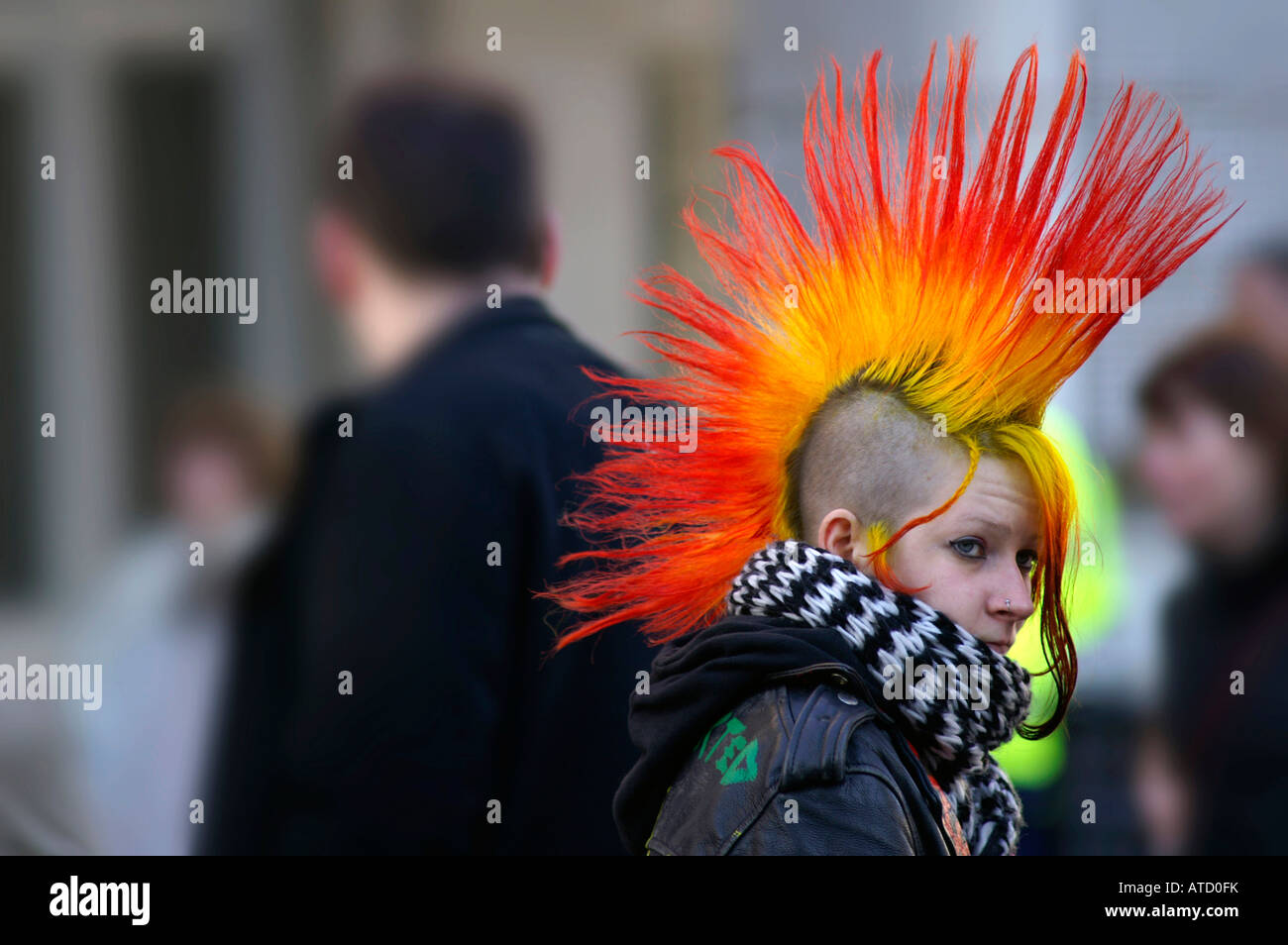 punk at Camden Town Stock Photo - Alamy