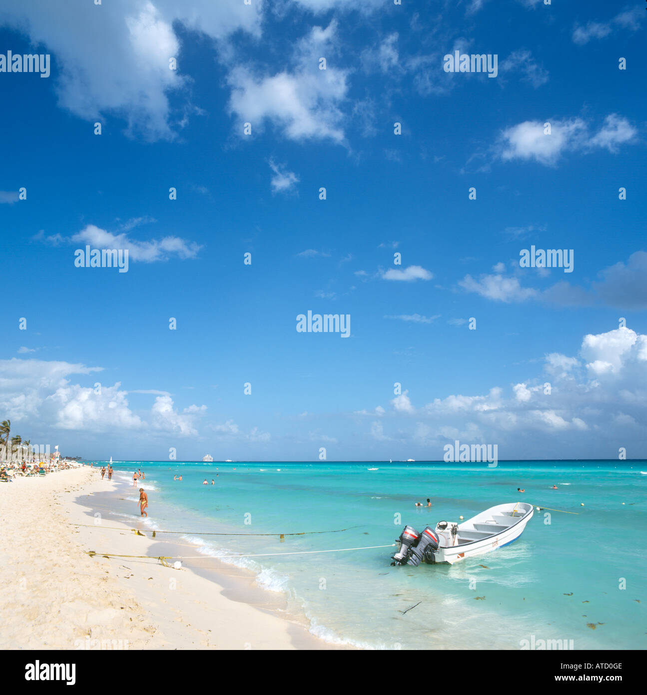 Playacar Beach, Playa del Carmen, Mayan Riviera, Quintana Roo, Yucatan ...