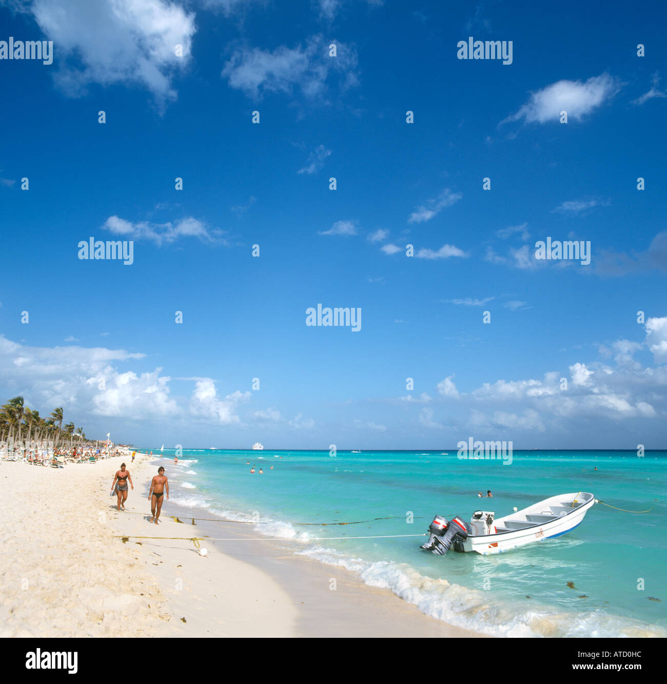 Playacar Beach, Playa del Carmen, Mayan Riviera, Quintana Roo, Yucatan ...