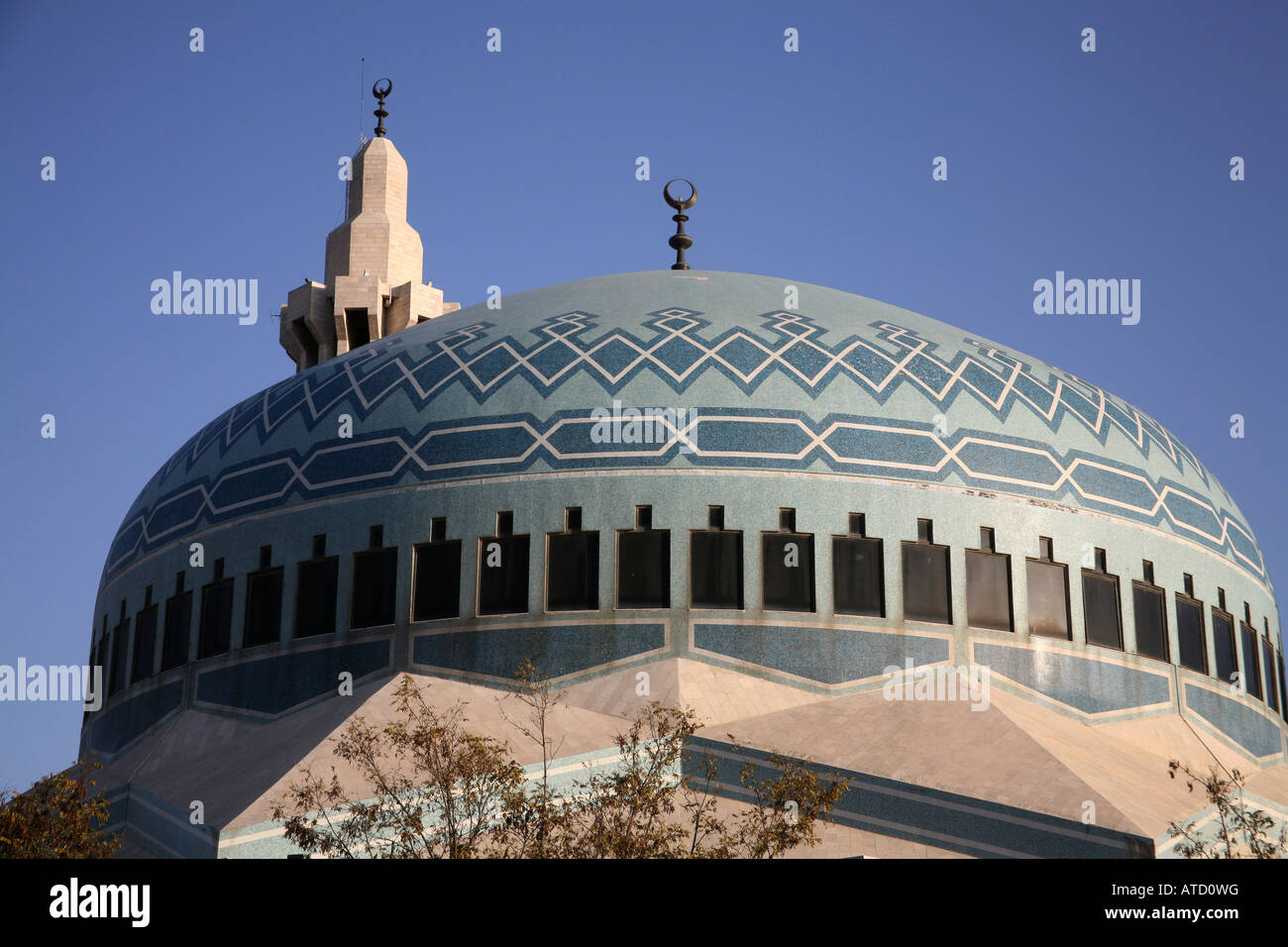 blue mosque in Amman is the main religious centre in the city Stock ...