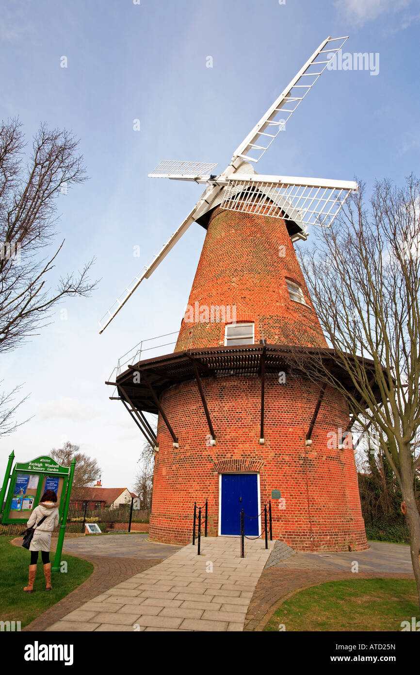 united kingdom essex rayleigh windmill Stock Photo - Alamy