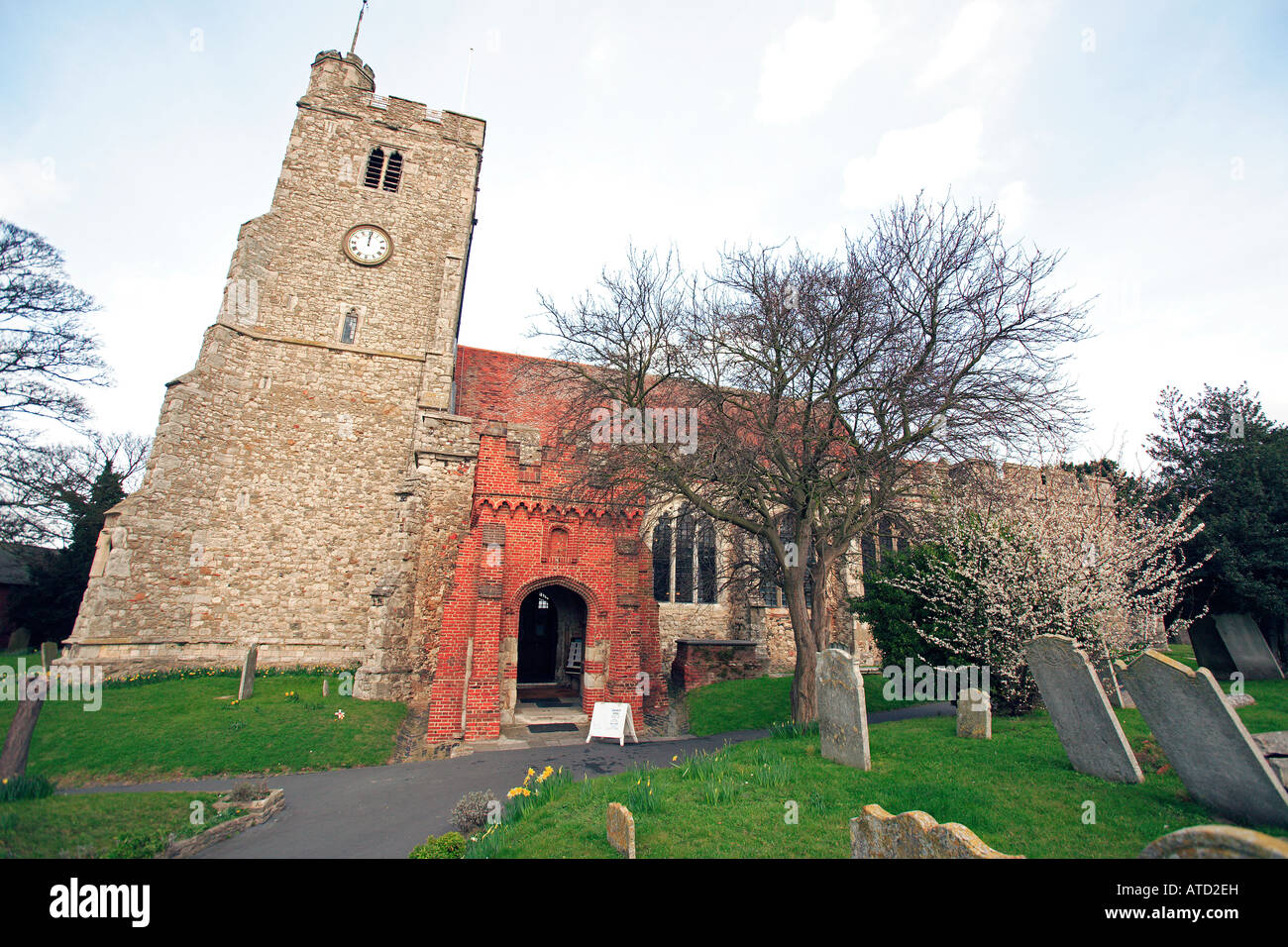 united kingdom essex rayleigh the holy trinity church Stock Photo - Alamy