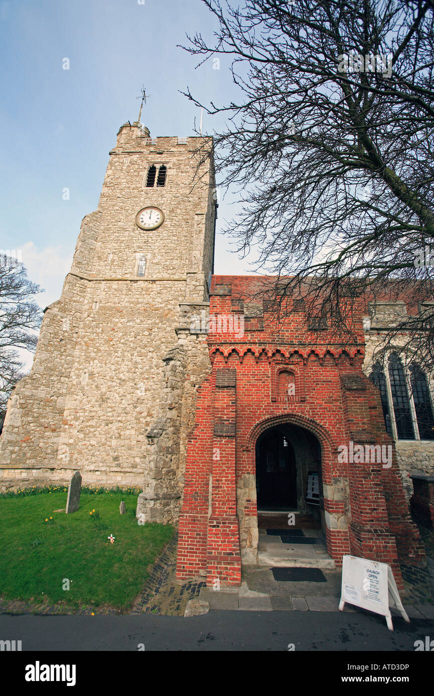 united kingdom essex rayleigh the holy trinity church Stock Photo - Alamy