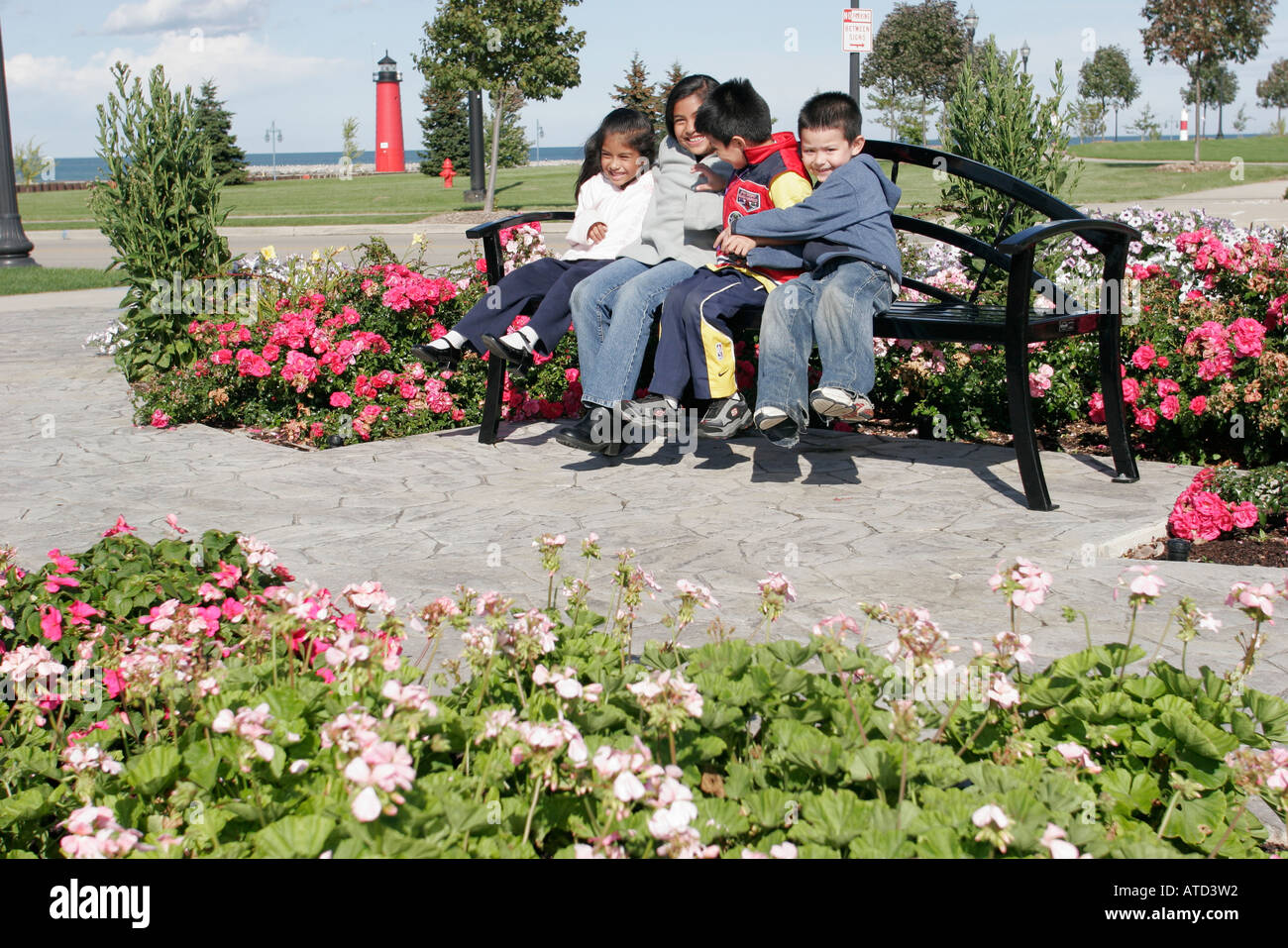 Kenosha Wisconsin,Harbor Park,Hispanic boy boys,male kid kids child ...
