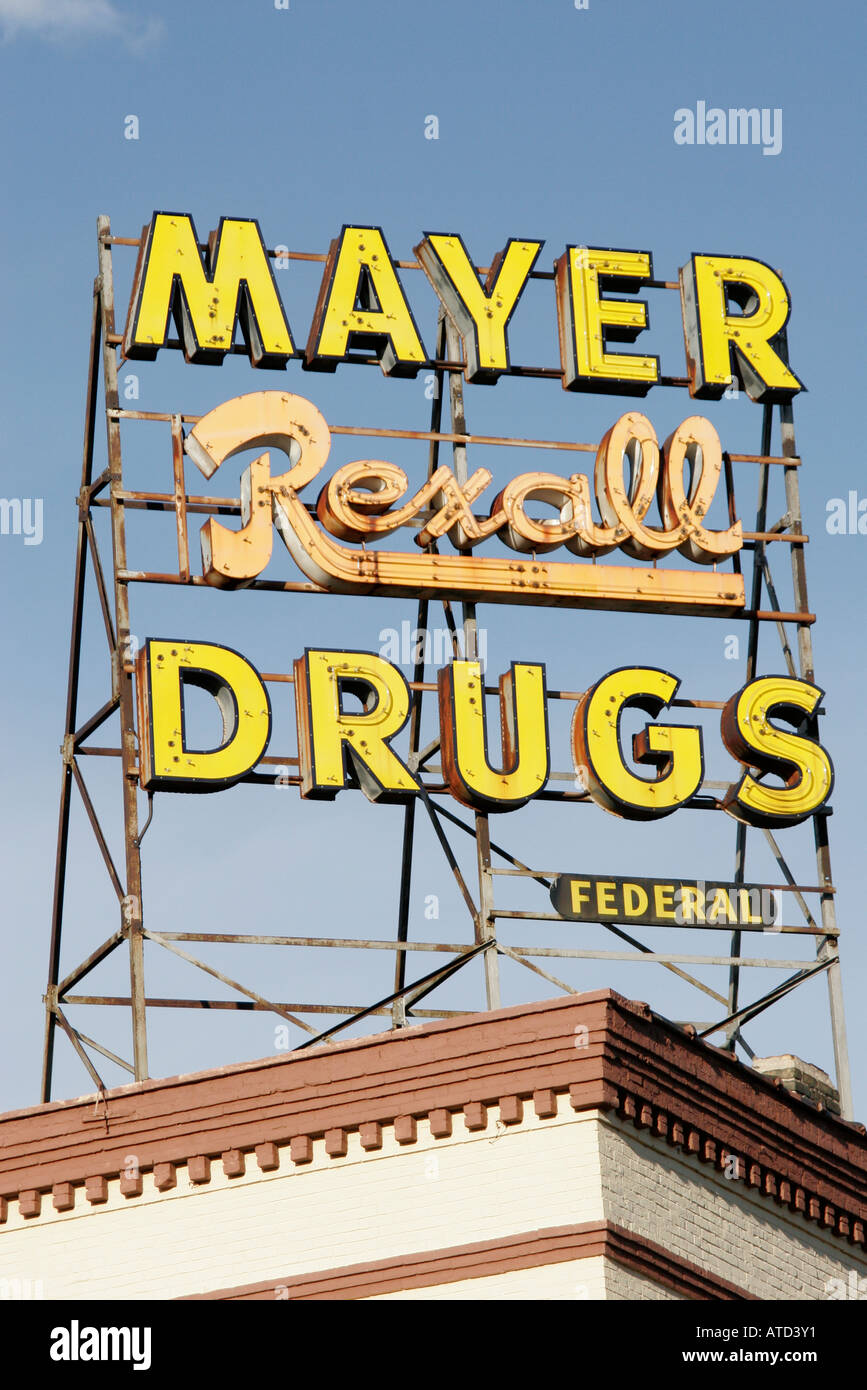 Wisconsin Kenosha County,Kenosha,56th Street,historic neon sign,Mayer ...