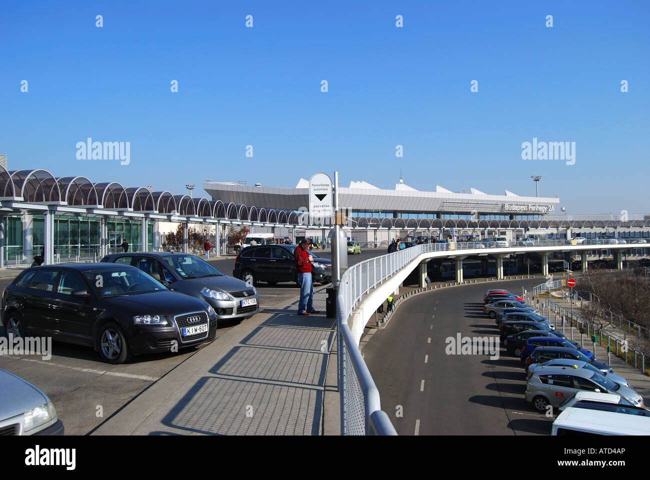Departure level, Terminal Building, Budapest Ferihegy International ...