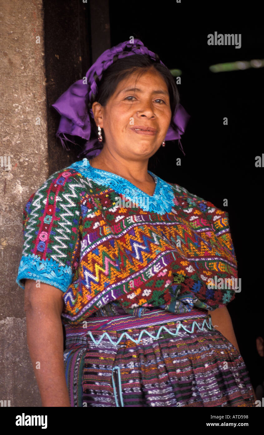 Guatemala woman smile hi-res stock photography and images - Alamy