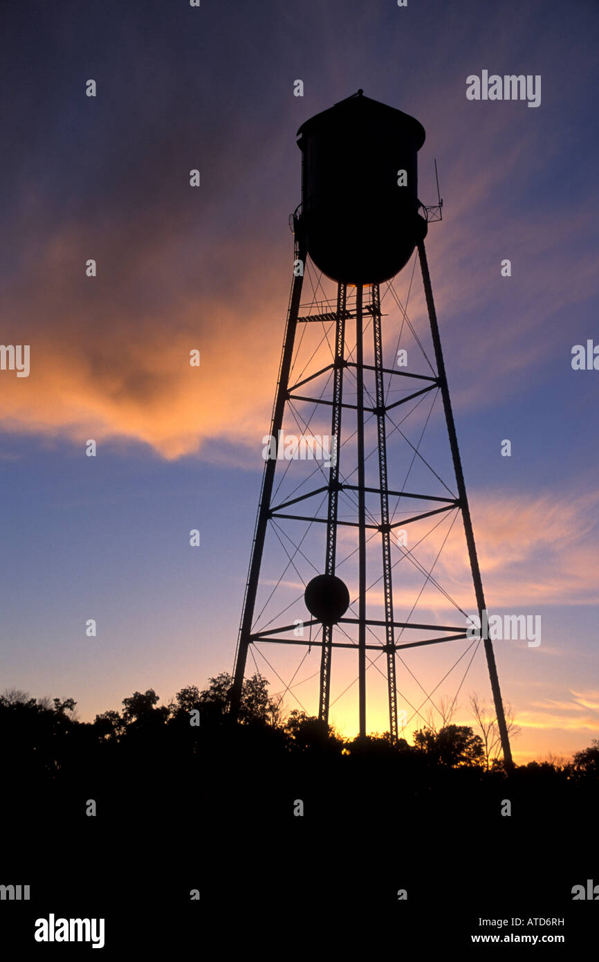 Ovid town water tower at sunset, Ovid, Colorado Stock Photo - Alamy
