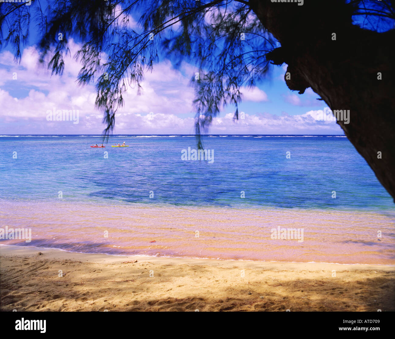 Anini beach kauai hawaii hi-res stock photography and images - Alamy