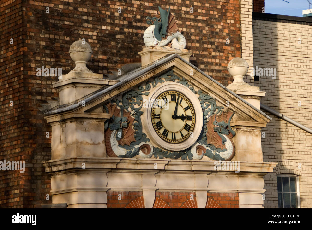 Derby Midland Station Clock Stock Photo - Alamy