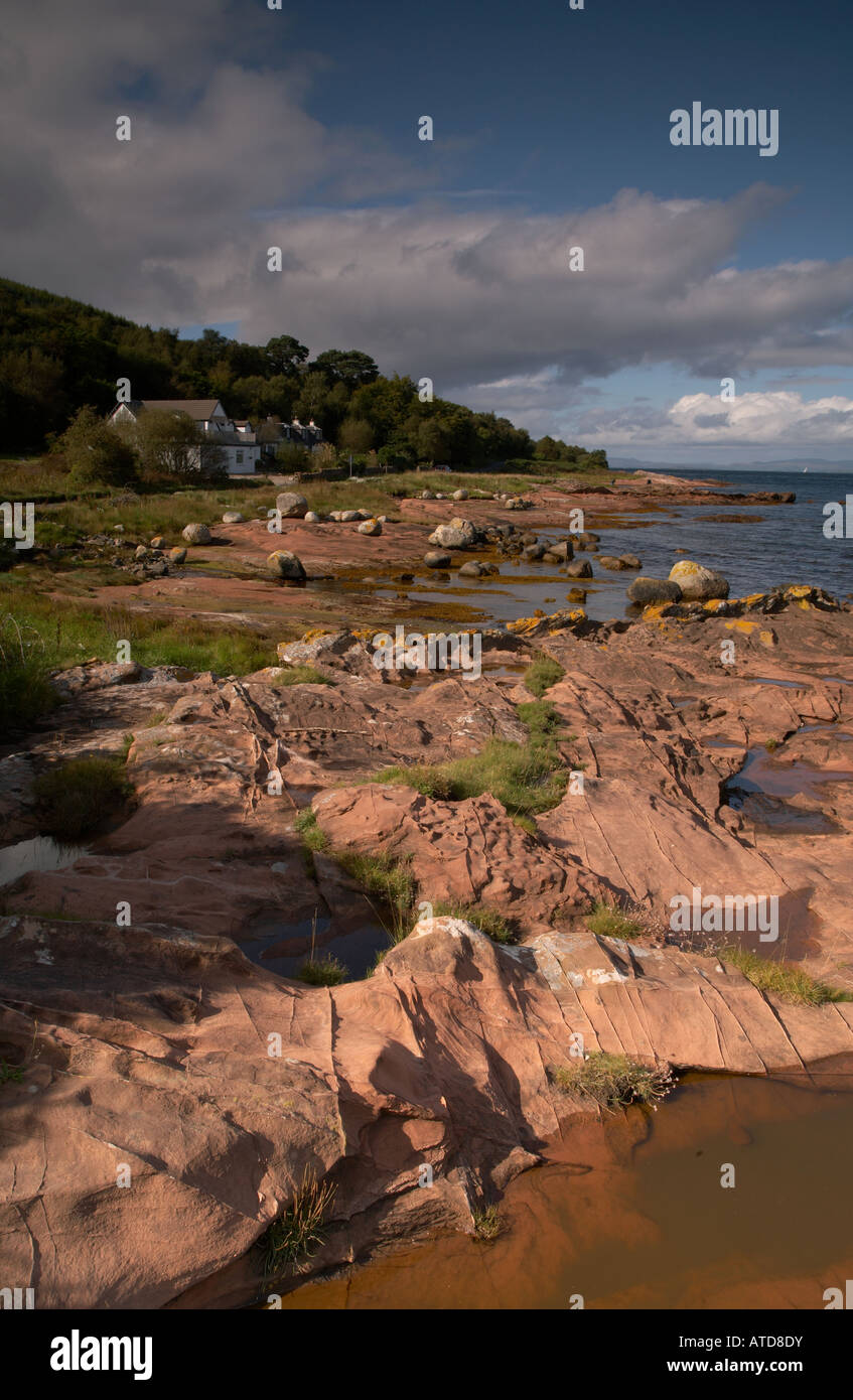 vertical landscape photo of patterns in sandstone rock at Pirates Cove ...