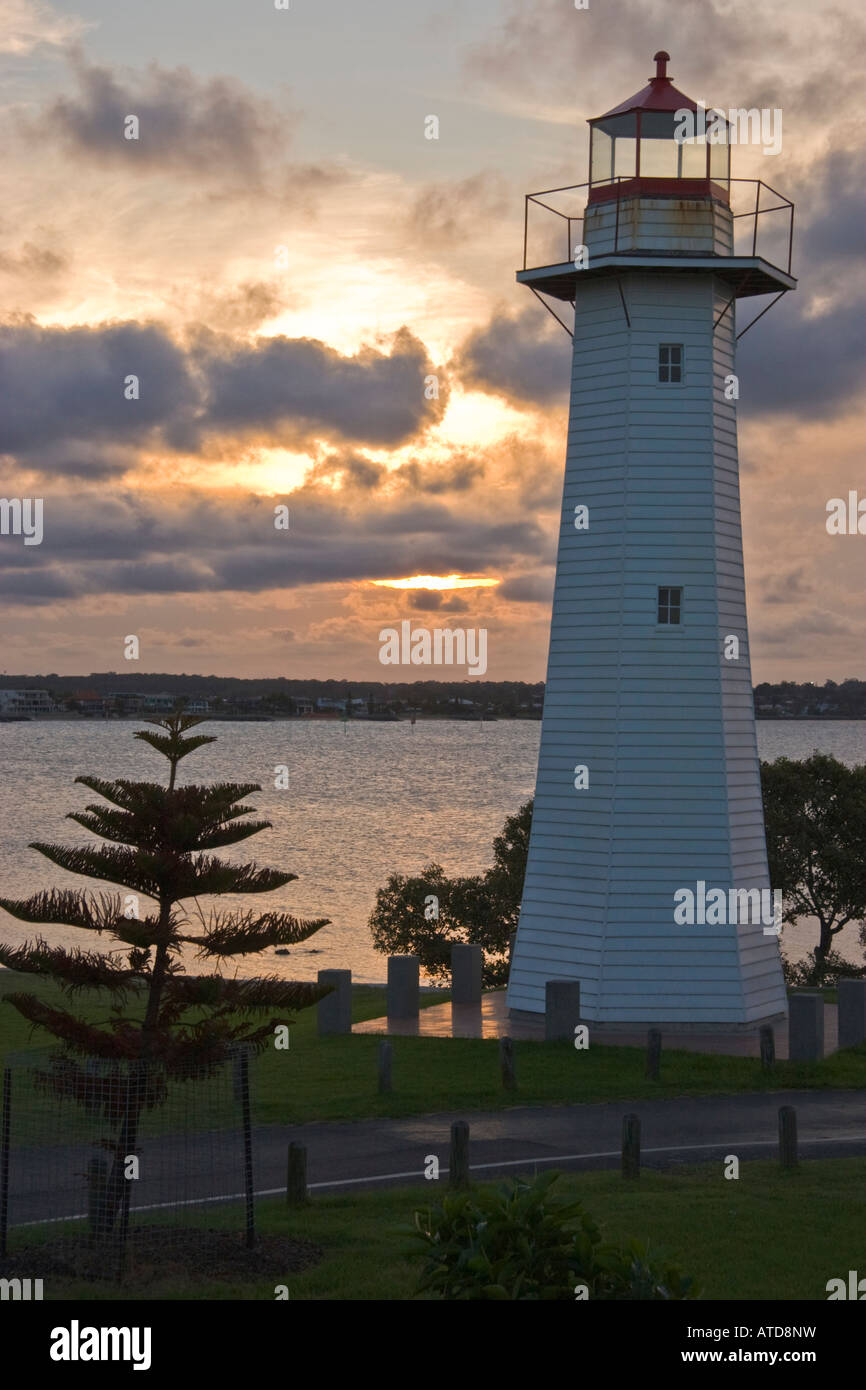 Lighthouse at Cleveland Point Stock Photo - Alamy