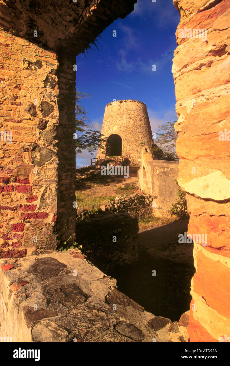 Sugar mill at Annaberg Plantation St John US Virgin Islands Stock Photo ...