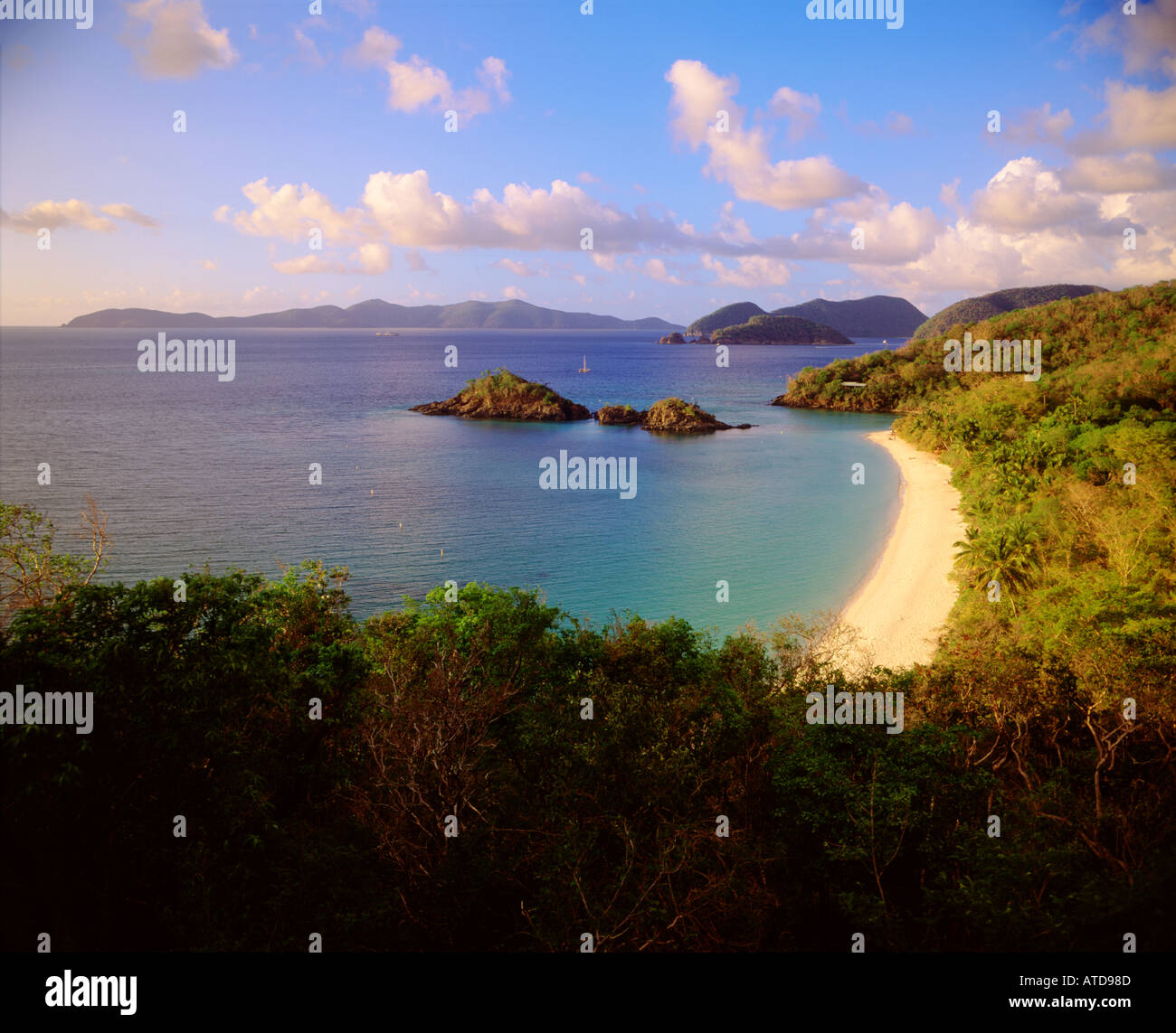 Aerial view of st john hi-res stock photography and images - Alamy