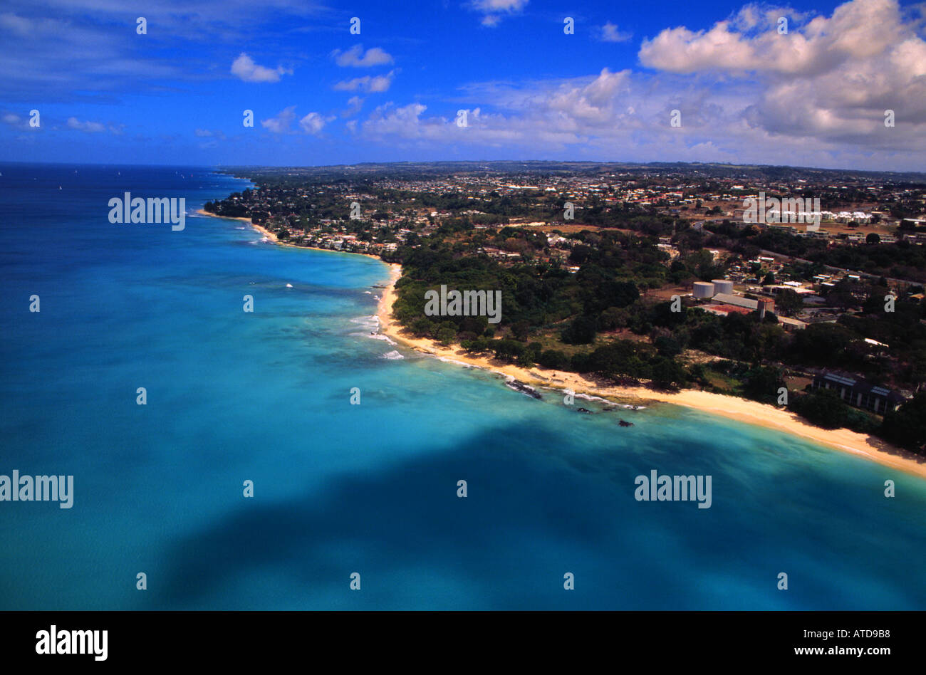 Barbados aerial view hi-res stock photography and images - Alamy