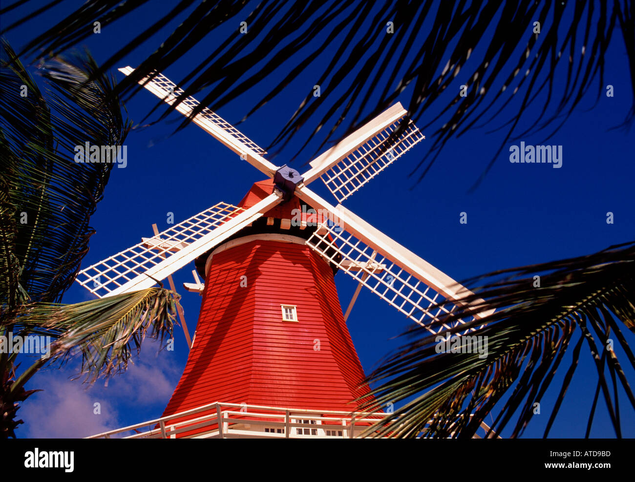 De Olde Molen Windmill Aruba Stock Photo - Alamy