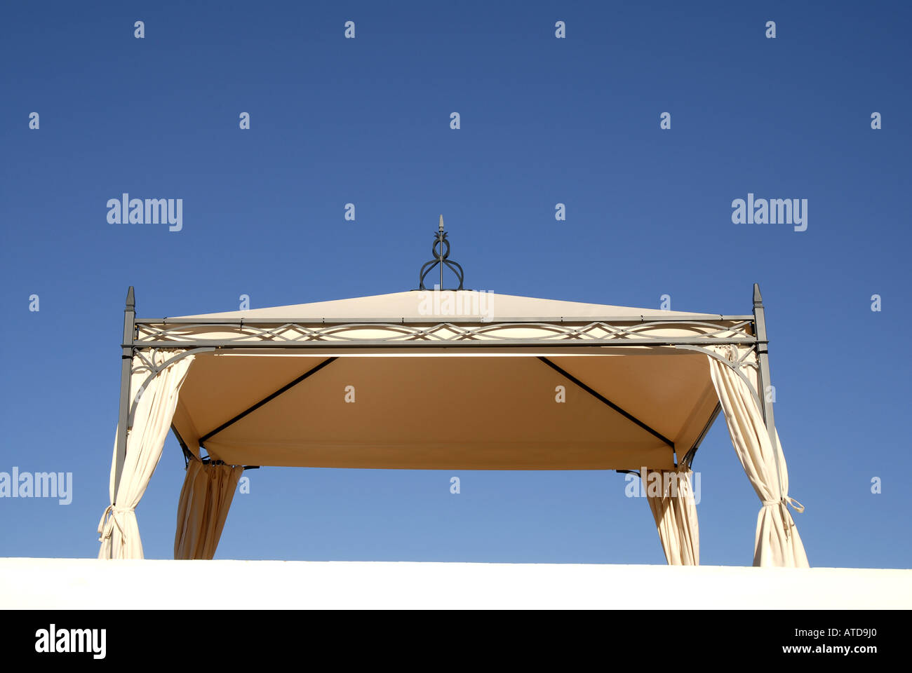 Balcony beautiful parasol decoration for avoiding the exposure to the ...