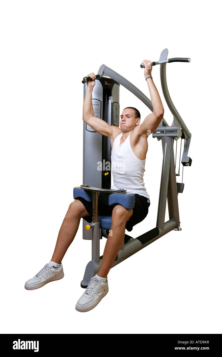 Large man getting fit Cut Out Stock Images & Pictures - Alamy