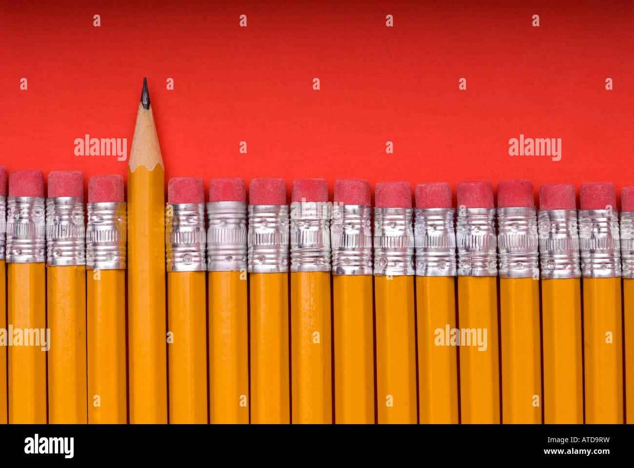 Sharpened end of pencil hi-res stock photography and images - Alamy