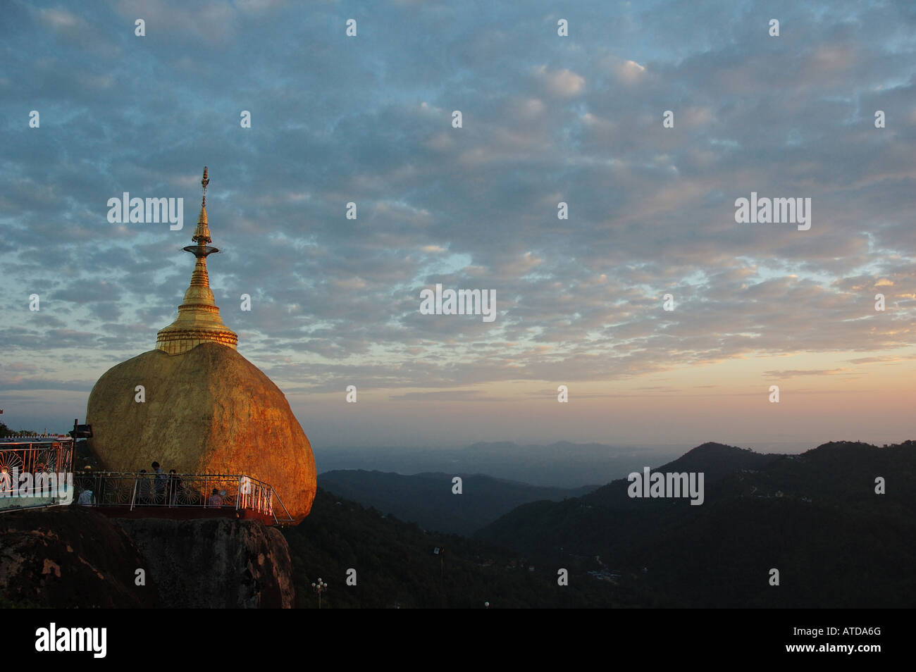 Golden Mount, Myanmar Stock Photo - Alamy