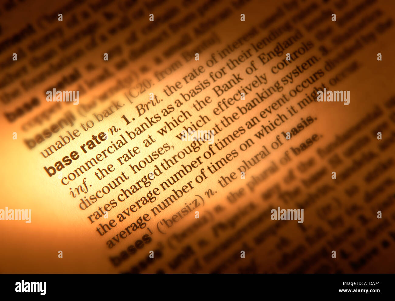 Base rate hi-res stock photography and images - Alamy