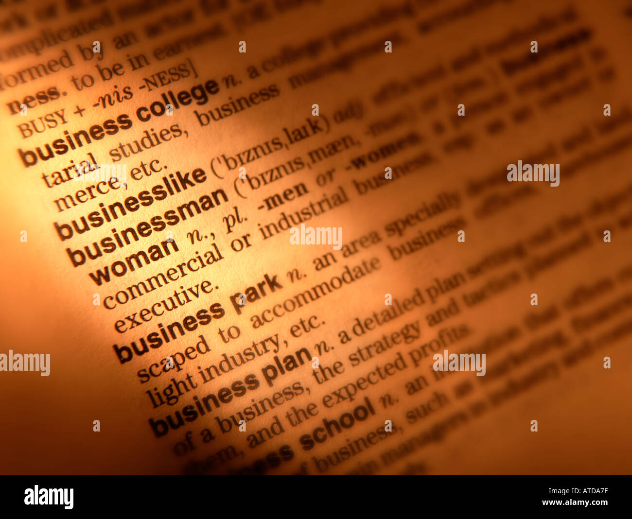 Businessman dictionary definition hi-res stock photography and images ...